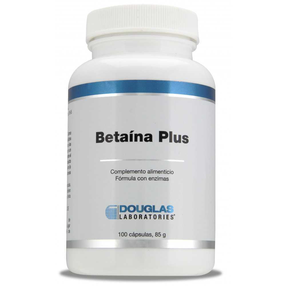Douglas Betaína Plus (Betaina HCL 496 mg. / Pepsina 140 mg.) 100 cápsulas